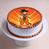 Buy Anime Theme Goku Cake Online - Order Now