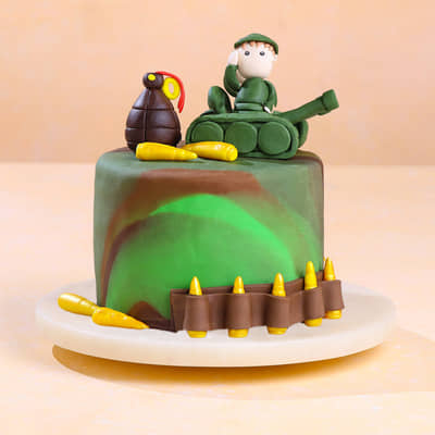 Army Cakes | Army Theme Cakes Online | Order Now
