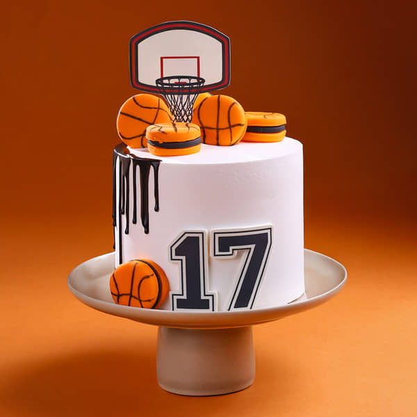 Basketball Cake for Kids Birthday | Basketball Theme Cakes Online