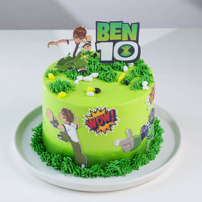 Ben 10 Cakes Online | Kids’ Cartoon Cakes – Bakingo