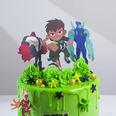 Ben 10 Cakes Online | Kids’ Cartoon Cakes – Bakingo