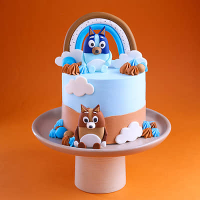 Bluey Theme Cakes Online | Bluey Kids Cakes by Bakingo