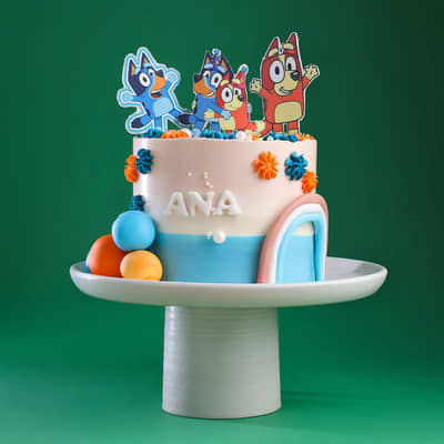 Bluey Theme Cakes Online | Bluey Kids Cakes by Bakingo