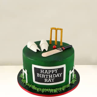 Cricket Theme Cakes Online | Cricket Cakes For Cricket Lover