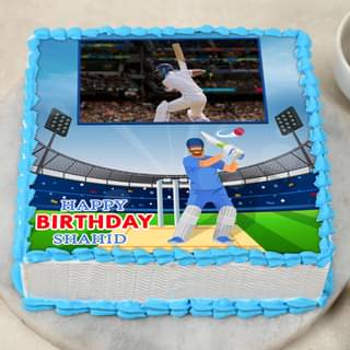 Cricket Theme Cakes Online | Cricket Cakes For Cricket Lover