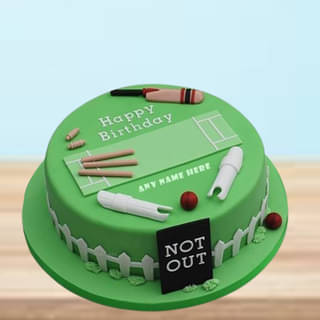 Cricket Theme Cakes Online | Cricket Cakes For Cricket Lover