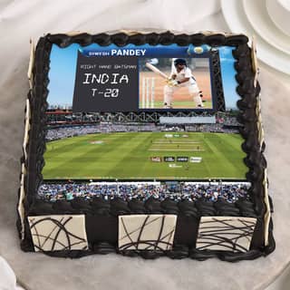 Cricket Theme Cakes Online | Cricket Cakes For Cricket Lover