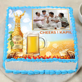 Beer Cakes | Order Beer Theme Cake Designs Online