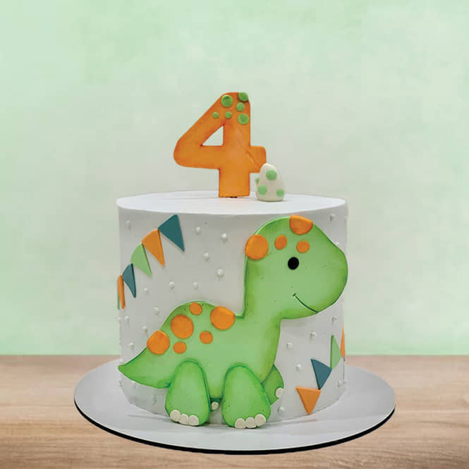 Buy Fourth Birthday Dino Cake Online - Order Now