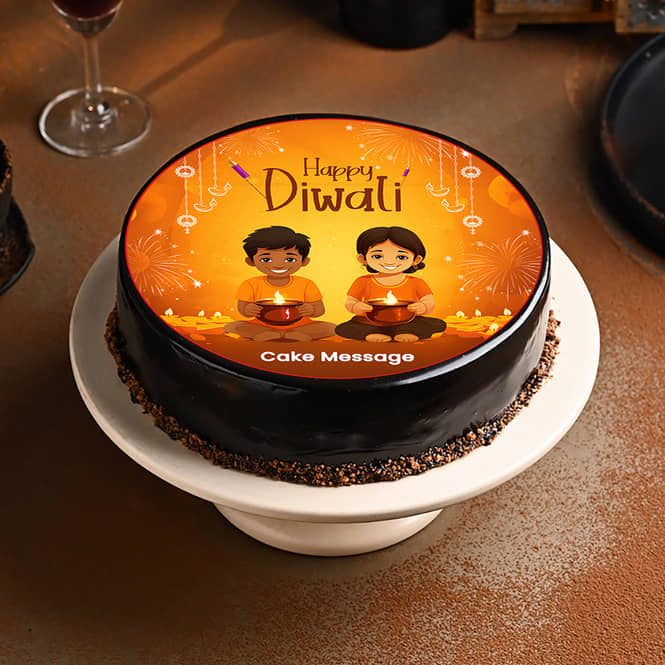 Buy Diwali Sparkle Cake Online - Order Now
