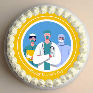 Doctors Day Cakes Online | Upto 15% OFF | Same Day Delivery - Bakingo