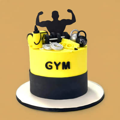 Gym Cakes | Buy Gym Theme Cake For Boy | Free Delivery