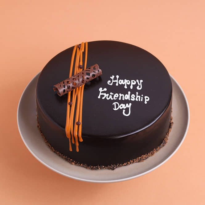 Buy Friendship Day Chocolate Truffle Cake Online - Order Now