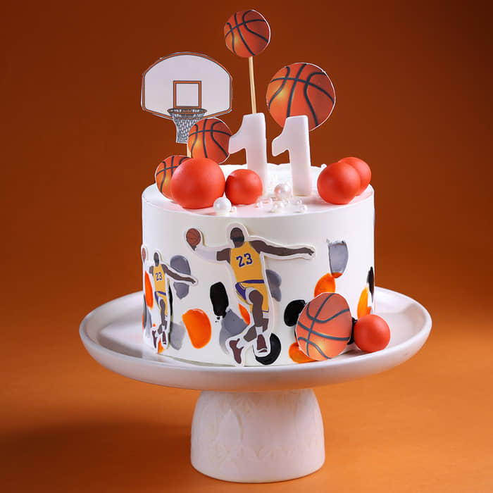 Basketball Cake for Kids Birthday | Basketball Theme Cakes Online