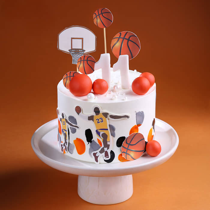 Basketball Cake for Kids Birthday | Basketball Theme Cakes Online