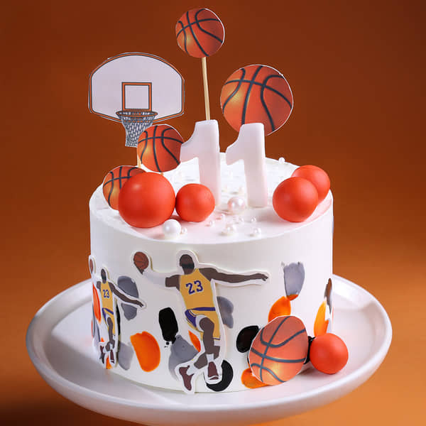 Basketball Cake for Kids Birthday | Basketball Theme Cakes Online