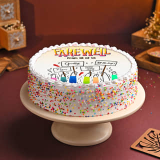 Farewell Cakes Online | Upto 15% OFF | 2 Hours Delivery - Bakingo