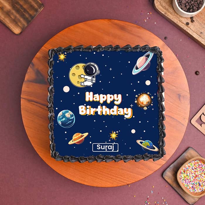 Space Theme Cake | Order Astronaut Birthday Cakes Online