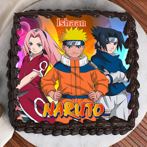 Buy Naruto Cakes Online for Kids | Naruto Theme Birthday Cakes