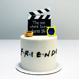 Best Friends Theme Cakes | Friends Birthday Theme Cakes