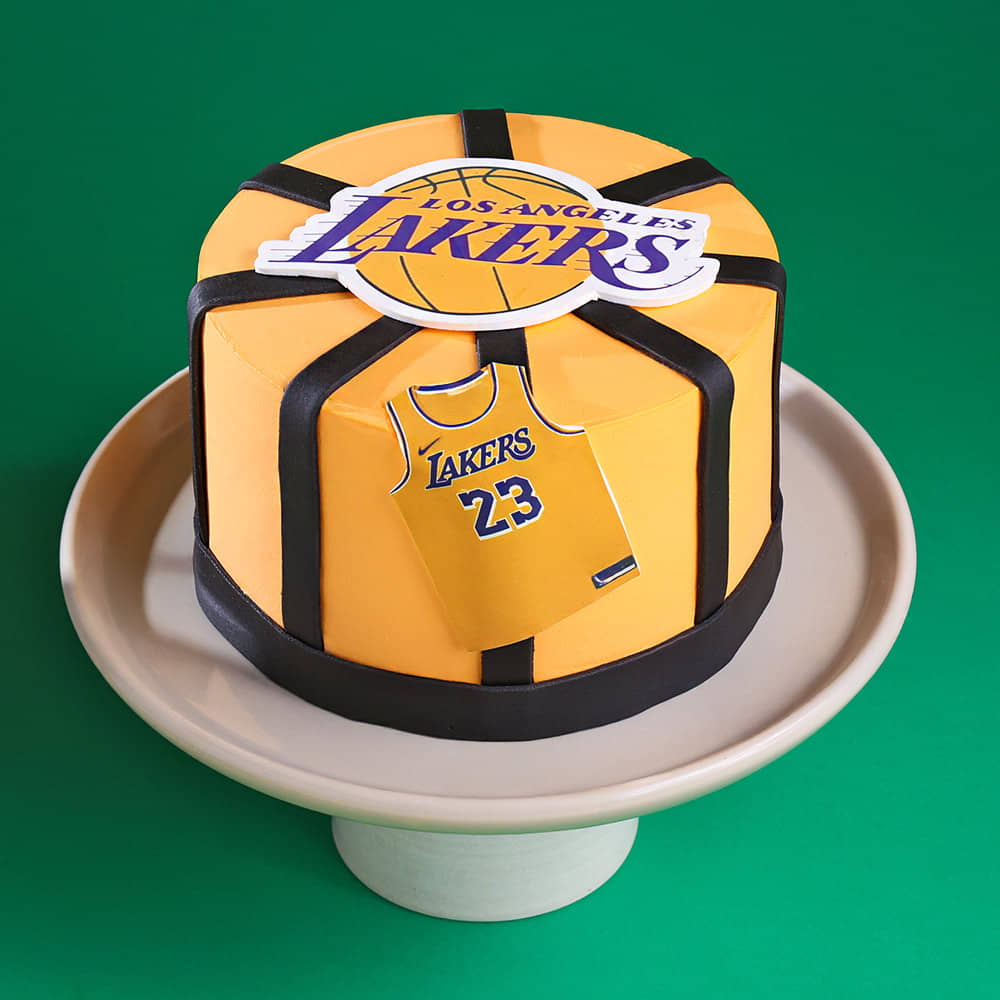 Buy Lakers Jersey Basketball Theme Cake Online - Order Now