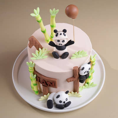 Panda Cakes | Buy Panda Theme Cakes Online | Free Delivery
