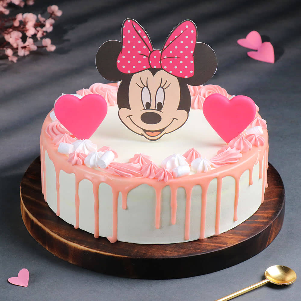 Buy Blushing Minnie Mouse Cake Online - Order Now
