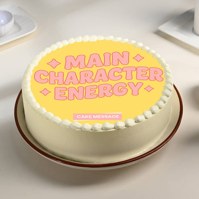 Buy Main Character Energy Cake Online - Order Now