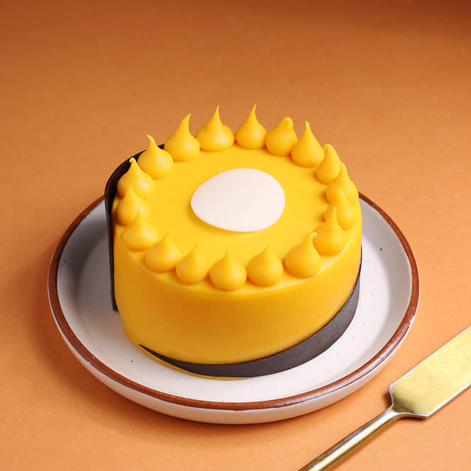 Buy Mango Passion Fruit Bento Cake Online - Order Now