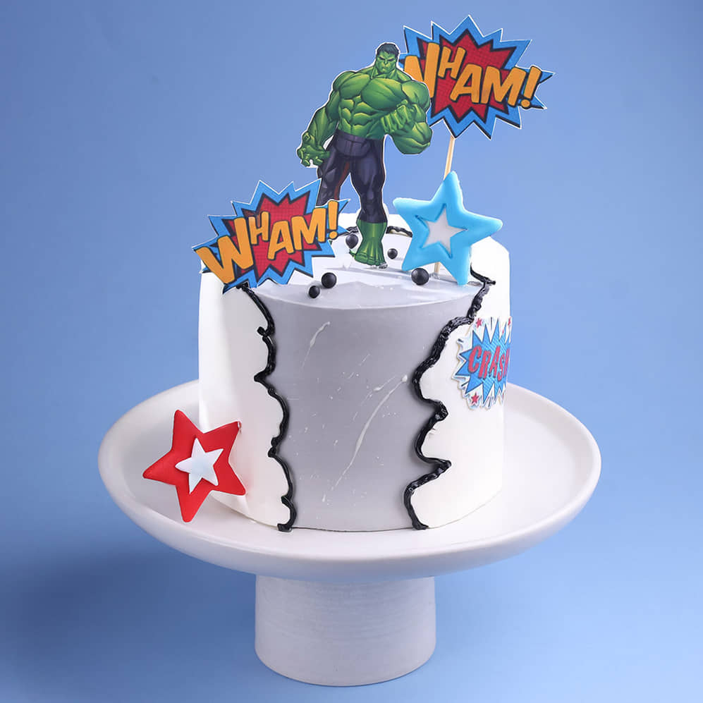 Buy Mighty Hulk Avengers Cake Online - Order Now