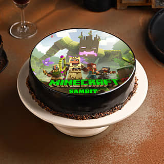 Minecraft Theme Cake Online | Order Online Minecraft Theme Cakes