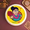 Buy Vibrant Poster Cake for Pyaari Maa Online - Order Now