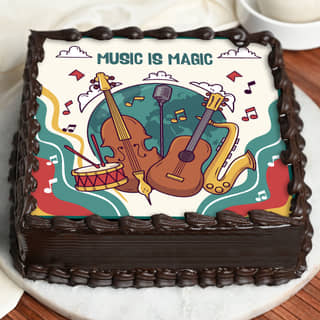 Music Theme Cakes | Order Online Music Theme Cake for Birthday