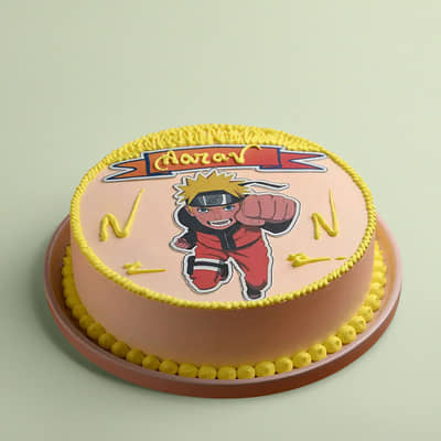 Naruto Cakes | Buy Naruto Theme Cake for Boys Birthday
