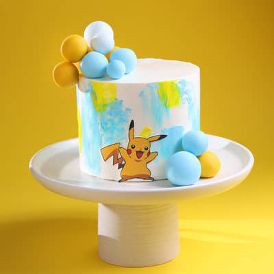 Pikachu Cakes | Order Cute Pikachu Theme Cake Online
