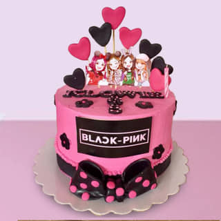 Blackpink Birthday Cake | Black Pink Theme Cakes Online
