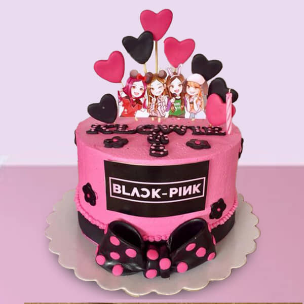 Blackpink Cakes | Black Pink Theme Cakes Online | Buy Now