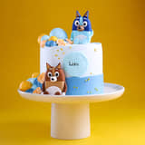 Buy Playful Bluey Celebration Cake Online - Order Now