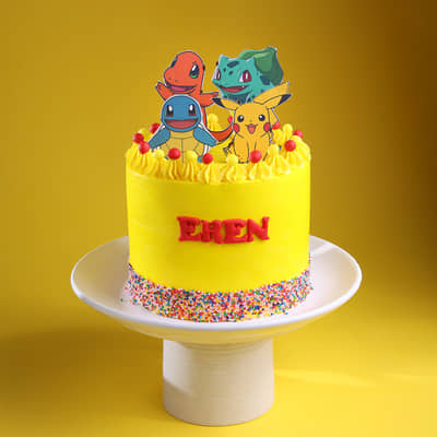 Pikachu Cakes | Order Cute Pikachu Theme Cake Online