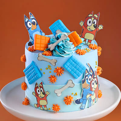 Bluey Theme Cakes Online | Bluey Kids Cakes by Bakingo