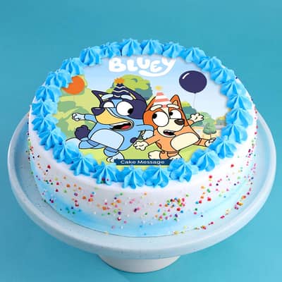 Bluey Theme Cakes Online | Bluey Kids Cakes by Bakingo