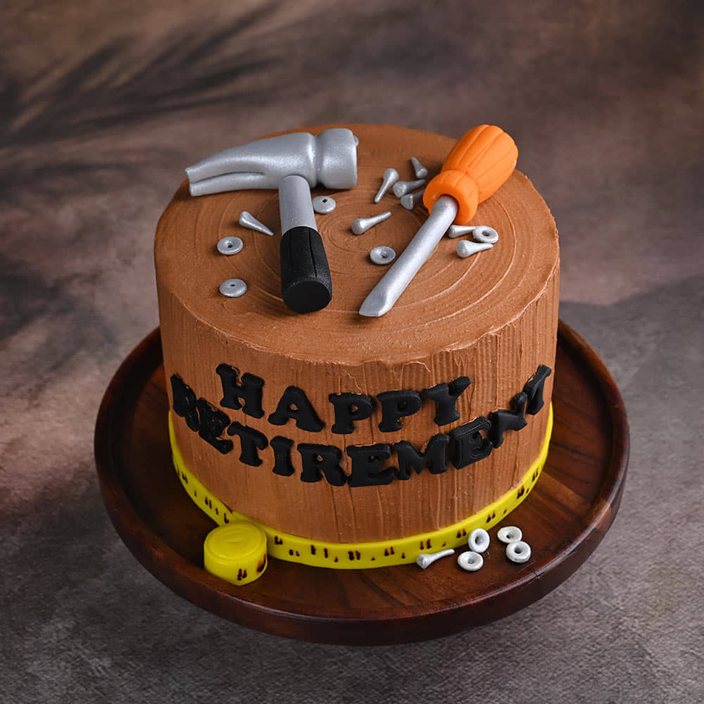 Buy Happy Retirement Cake Online - Order Now