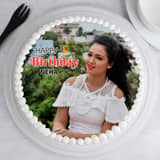 Buy Photo Cake Round Shape Online - Order Now
