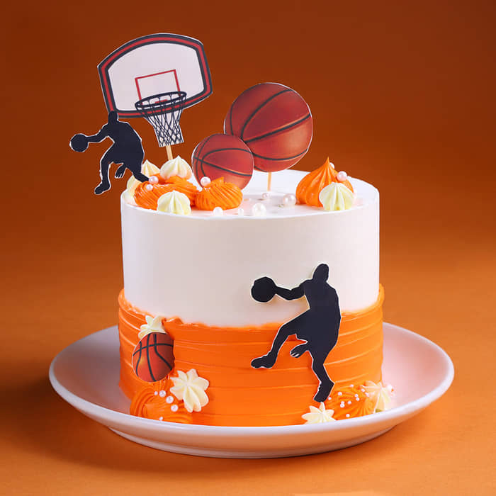 Basketball Cake for Kids Birthday | Basketball Theme Cakes Online