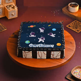 Space Theme Cake | Order Astronaut Theme Birthday Cake | Buy Now