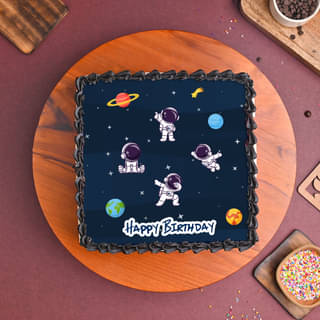 Space Theme Cake | Order Astronaut Theme Birthday Cake | Buy Now