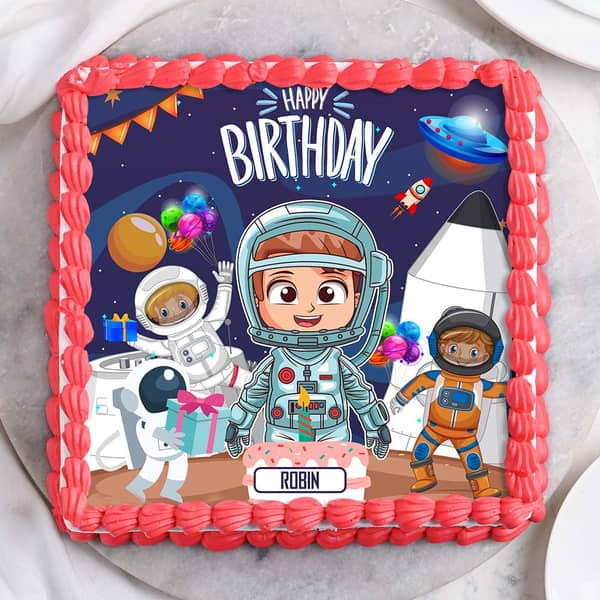 Space Theme Cake | Order Astronaut Birthday Cakes Online