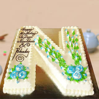 Alphabet Cakes For Birthday & Anniversary | Order Alphabet Cakes Online