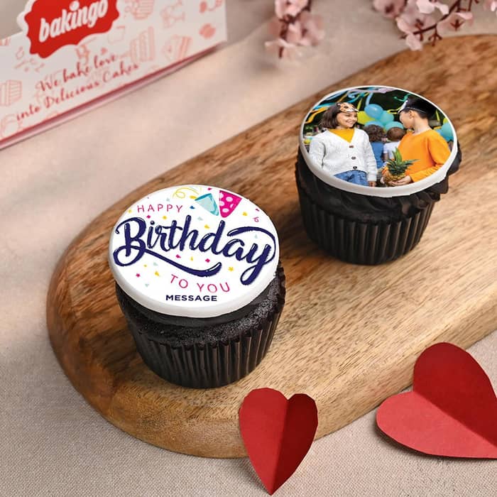 Personalised Cupcakes | Order Photo Cupcakes Online | Free Delivery