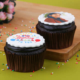 Personalised Cupcakes | Order Photo Cupcakes Online | Free Delivery